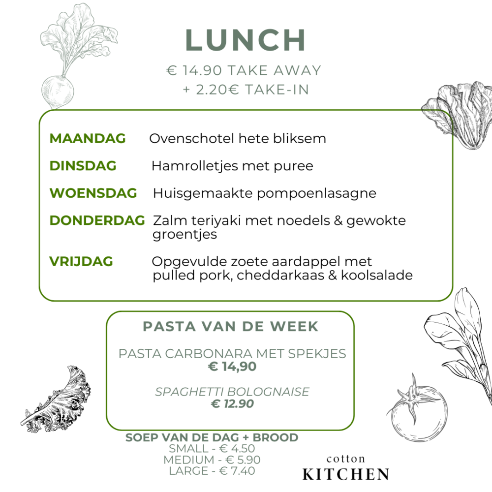 Menu - Cotton Kitchen